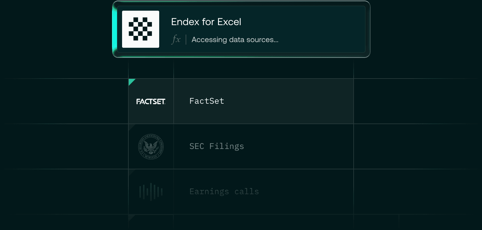 Endex | AI Built For Excel